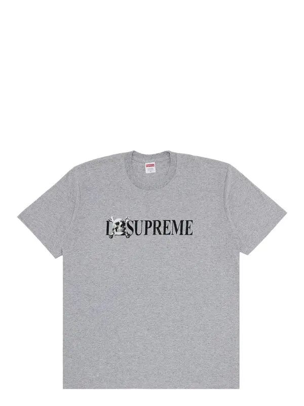 Supreme Skull Tee - Grey