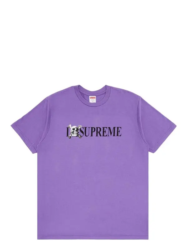 Supreme Skull T-shirt - Purple
