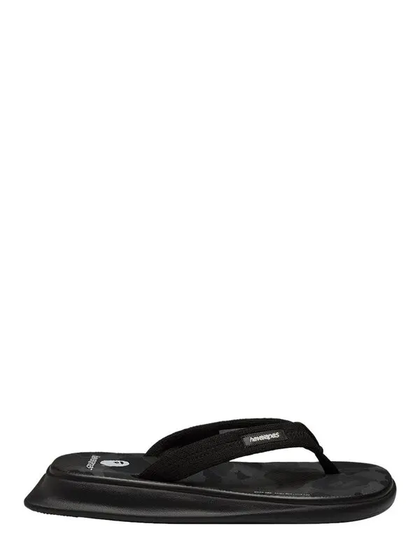 BAPE X Havaianas Tradi Zori Flip Flops - Black
