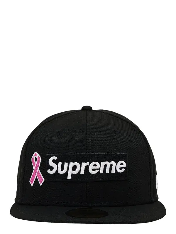 Supreme New Era Breast Cancer Awareness Box Logo - Black