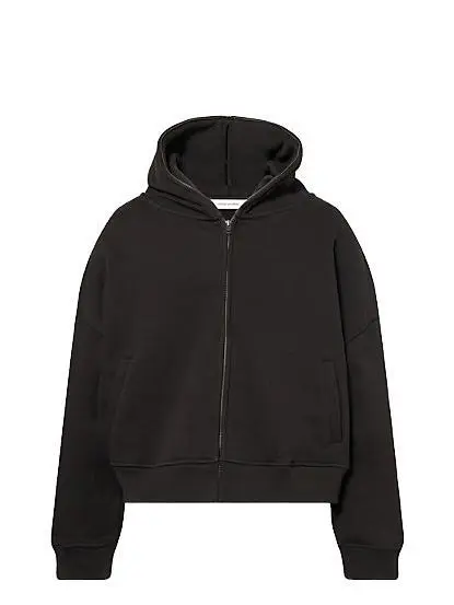 ENTIRE STUDIOS Eternal Dropped-shoulder Cotton Hoody - Black