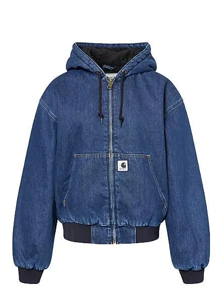 Carhartt Work In Progress Og Active Padded Cotton Jacket - Blue
