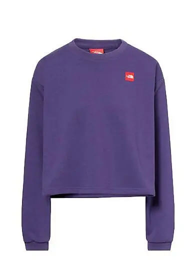 The North Face Cotton-blend Cropped Sweatshirt - Eternal Purple