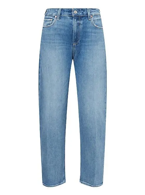 Paige Alexis Barrel-leg Denim Jeans - Poet