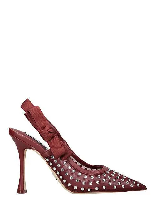 Steve Madden Mesh Slingback Courts - Wine