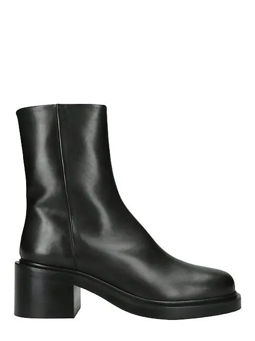 AeydĒ Teddy Leather Ankle Boots - Black