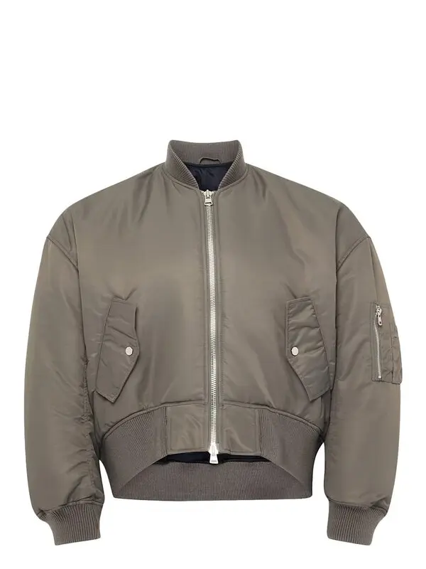 JW Anderson Oversized Bomber Jacket - Steel