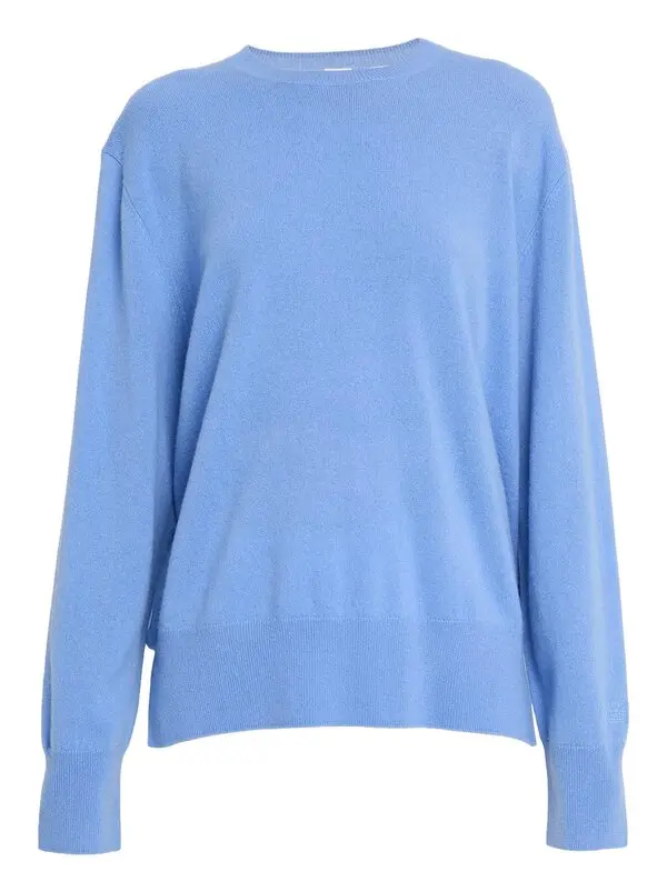 TOTEME Cashmere Crewneck Sweater - Lightpastel Blue