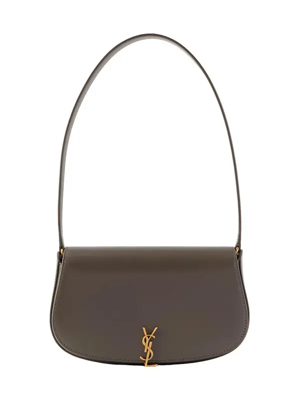 Saint Laurent Voltaire Leather Shoulder Bag - Brown