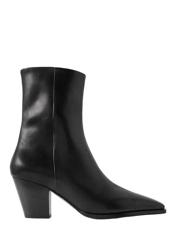 AeydĒ Hedvig Leather Ankle Boots - Black