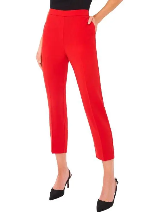 Halogen High Waist Ankle Pant - Classic Cherry