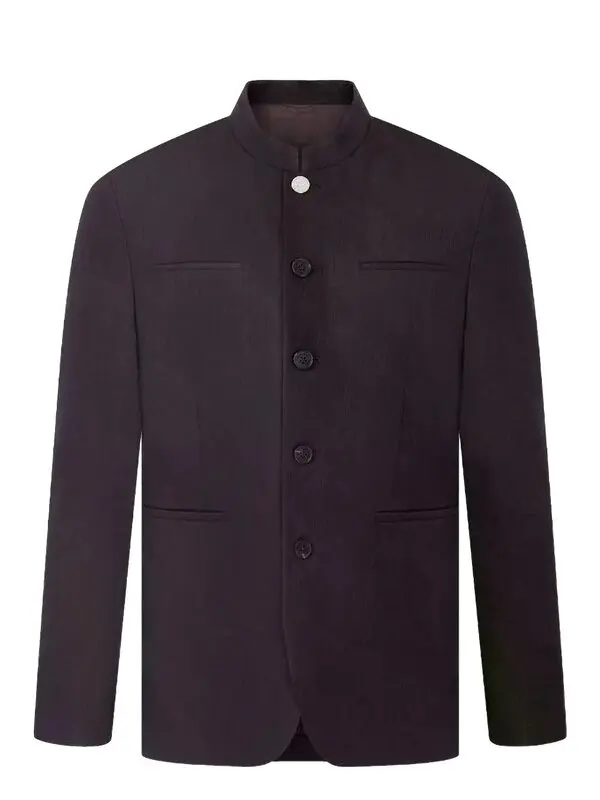 Shanghai Tang Five-button Blazer - Brown