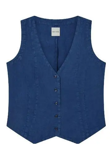 VIR VITA Violette Vest - Navy