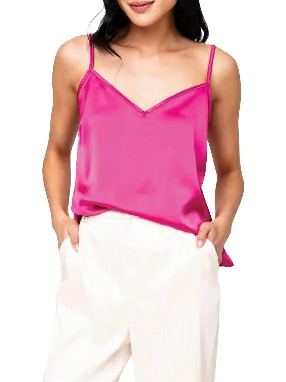 GIBSONLOOK Satin Camisole - Fuchsia
