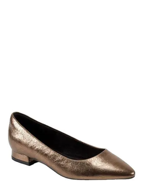 Rockport Tessa Pointed Toe Flat - Bronze