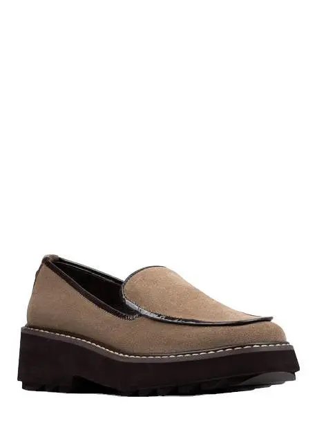 DONALD PLINER Peggi Lug Sole Loafer - Bark