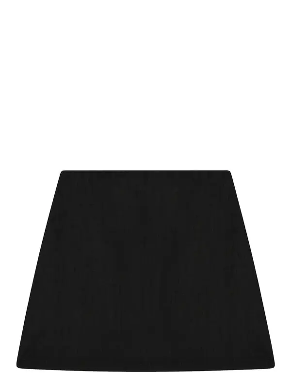 VIR VITA Ines Linen Mini Skirt - Black