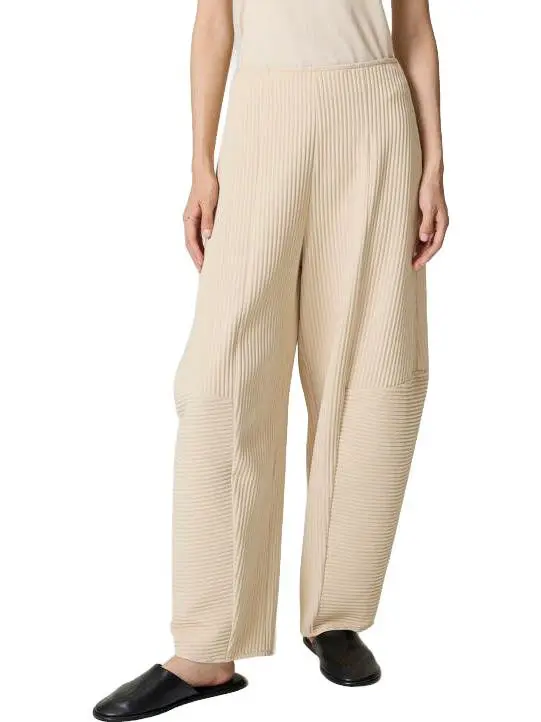NOCTURNE Cord Detailed Trousers - Ivory
