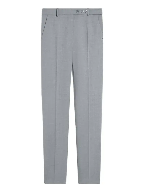 Max Mara Cigarette Trousers - Medium Grey