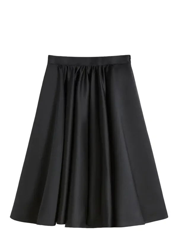 Max Mara Duchesse Midi Circle Skirt - Black