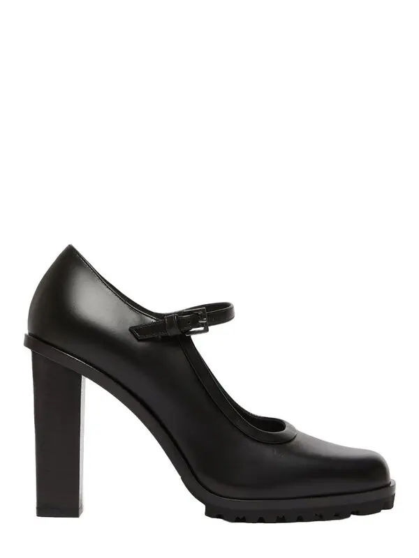Max Mara Mary Jane High Heel - Black