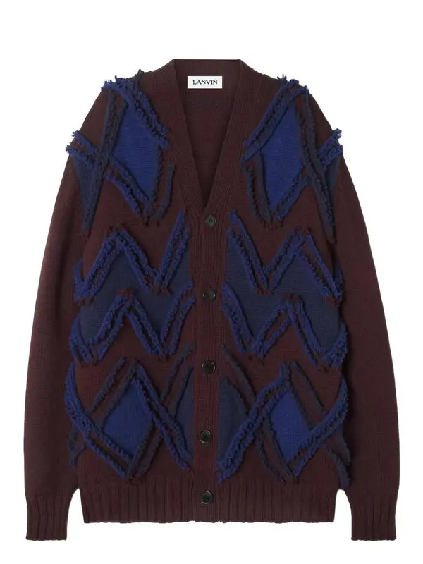 LANVIN Jacquard Cardigan - Multicolour