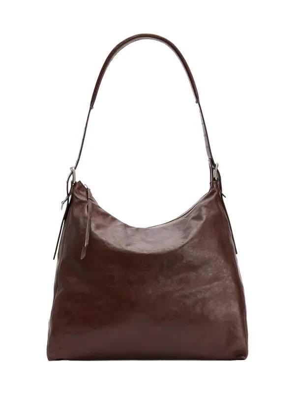 LEMAIRE Leather Hobo Bag - Brown