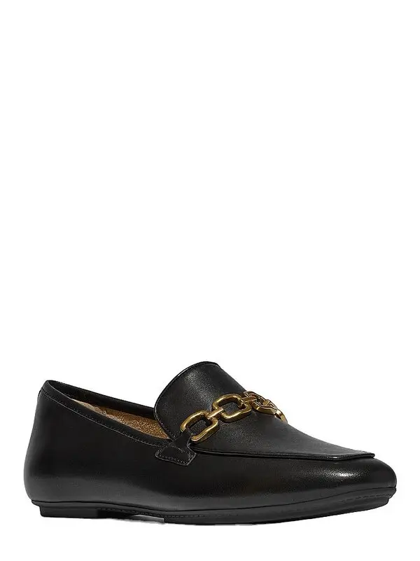 Fitflop Delicato Chain Loafer Flats - Black