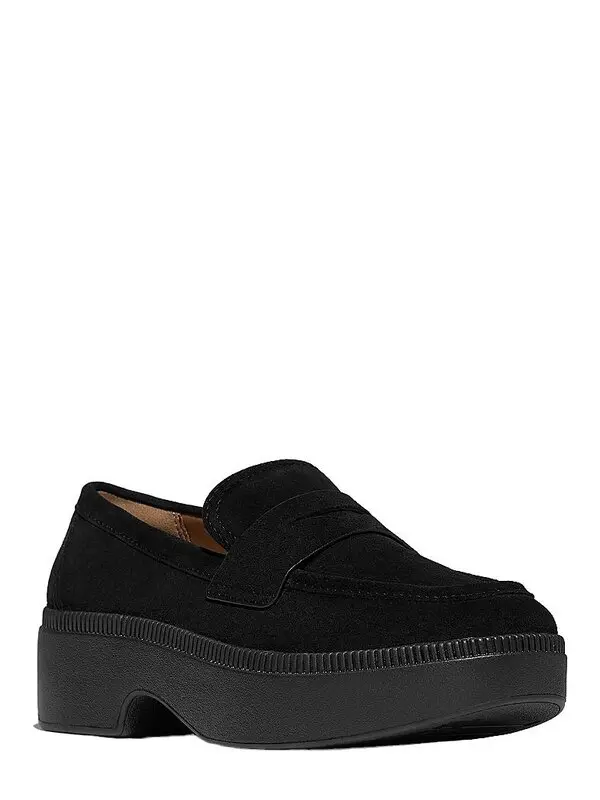 Fitflop Luma Demi Wedge Flats - All Black