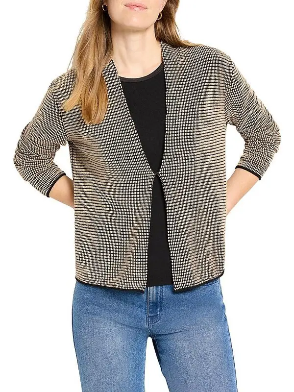 NIC+ZOE Pixel Hooked Up Cardigan - Neutral Multi