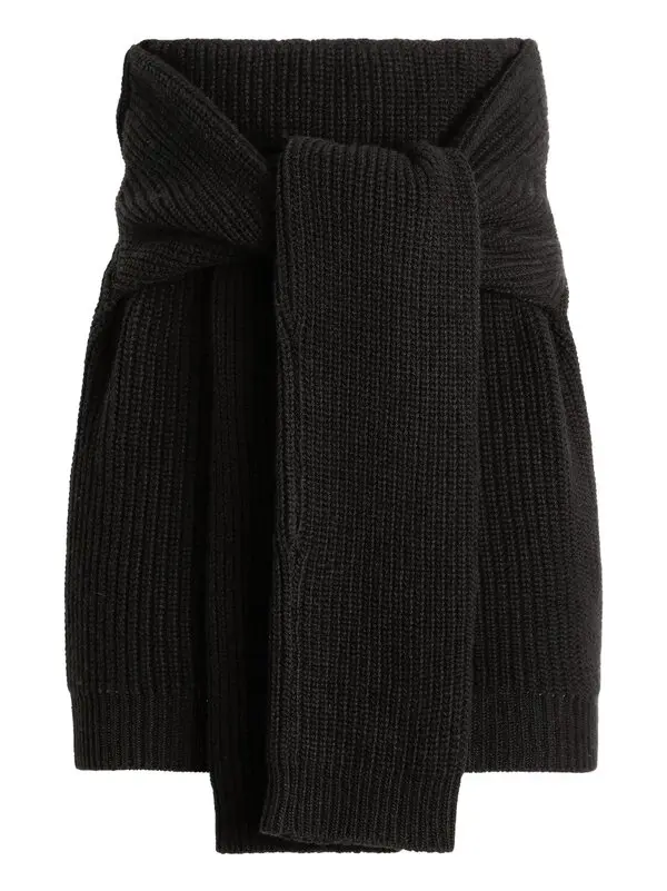 Dolce & Gabbana Wool Knit Skirt - Black