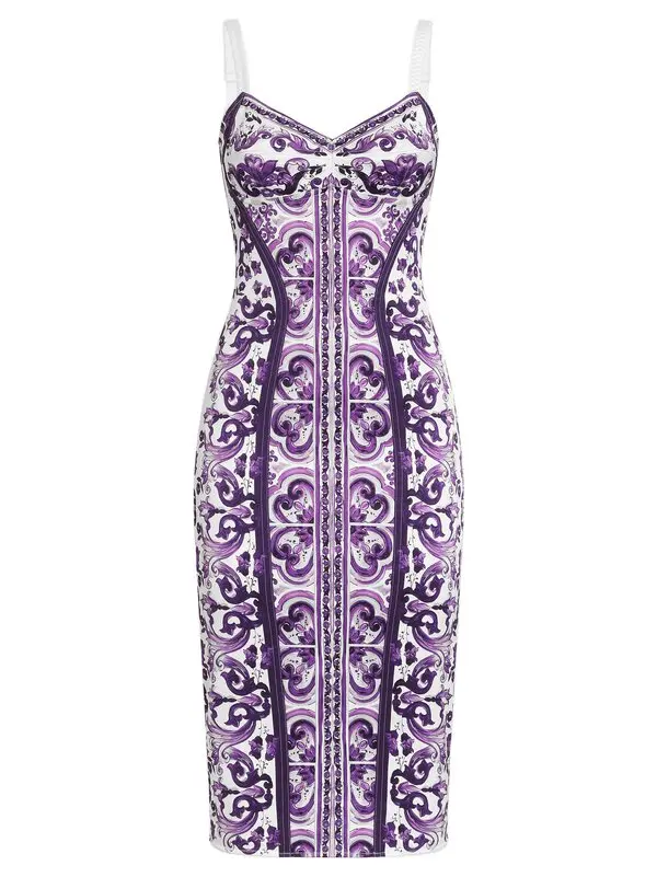 Dolce & Gabbana Majolica Print Dress - Multicolor