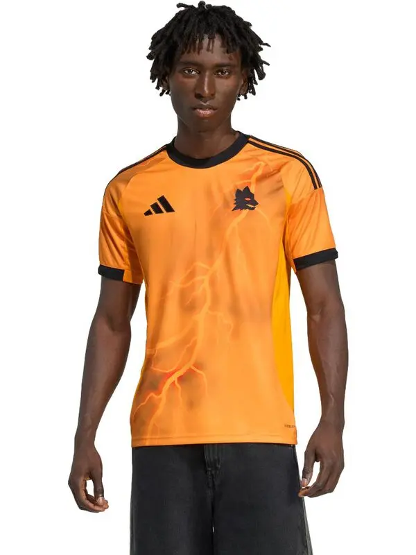 Adidas As Roma 25/26 Away Jersey - Crew Orange