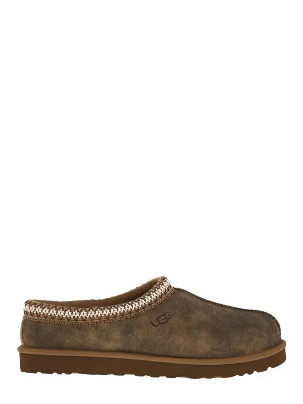 UGG Tasman Baxter Suede Slippers - Brown