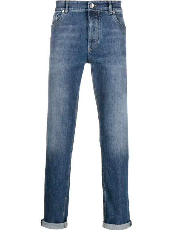Brunello Cucinelli Denim Trousers - Blue
