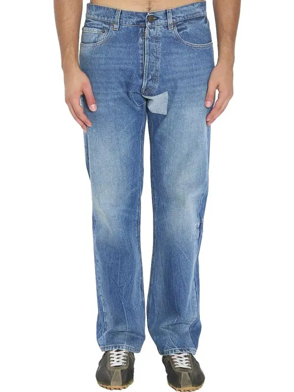 MAISON MARGIELA Jeans With Patch - Blue