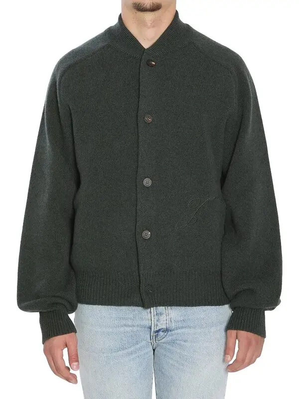 Jacquemus Pallone Cardigan Sweater - Green