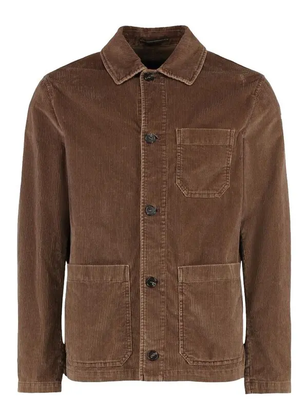 SLOWEAR Corduroy Shirt - Brown