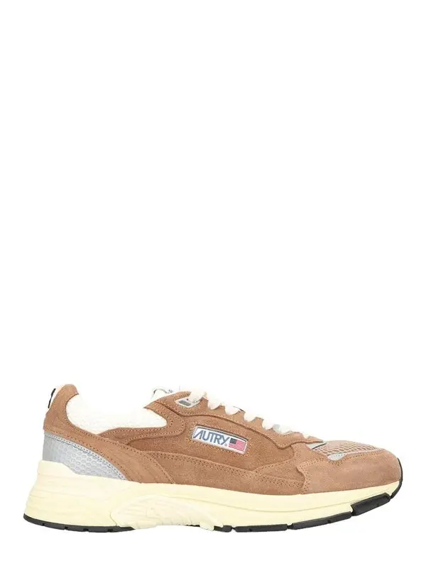 AUTRY Hyperway Suede Sneakers - Brown