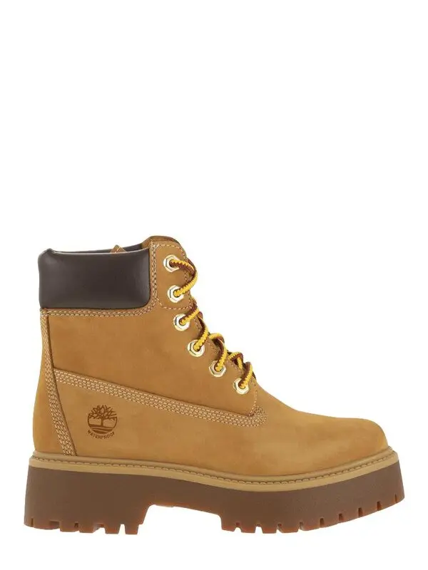 Timberland Stone Street Waterproof Platform Boots - Yellow