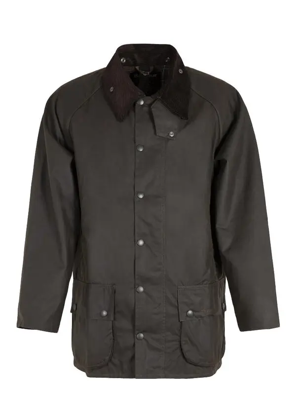 Barbour Beaufort Waxed Cotton Jacket - Green