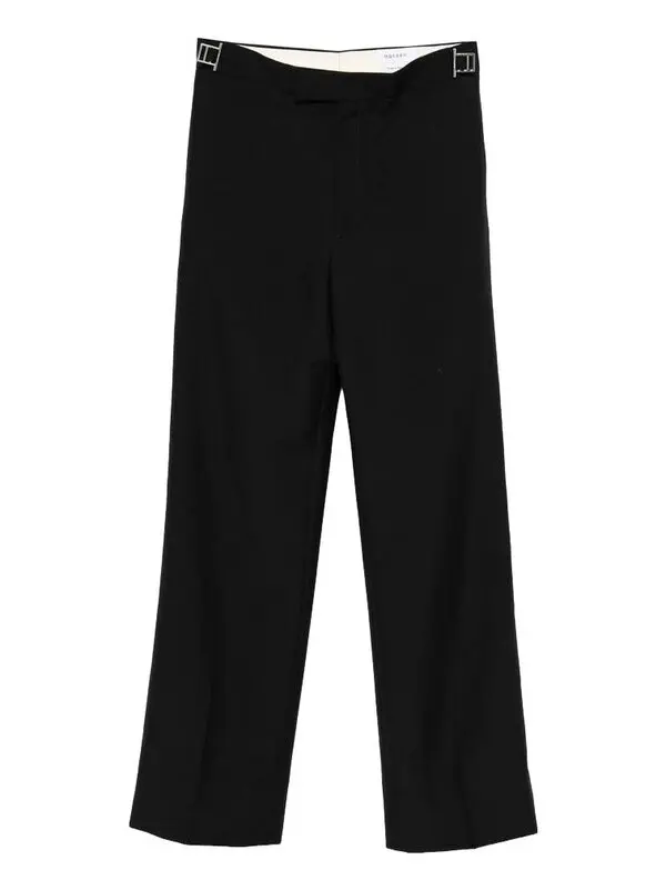 Alexander McQueen Straight Leg Pants - Black