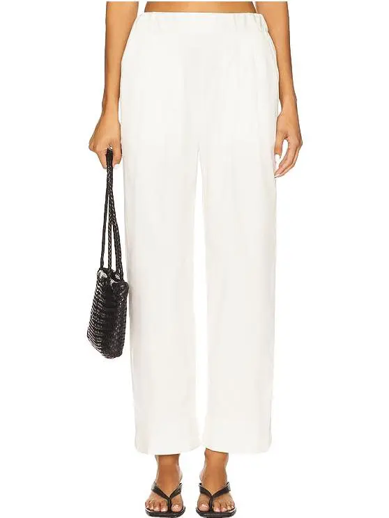 Bevza Cuff Trousers - White