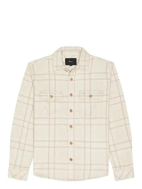 Rails Alder Long Sleeve Shirt In Brown - Harvest Wheat
