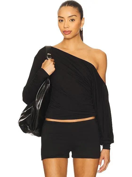 ALL THE WAYS Matilda Top - Black