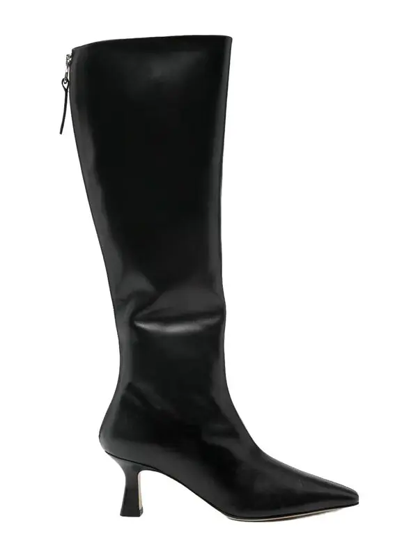 AeydĒ Leather Knee-high Boots - Black