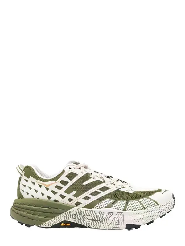 HOKA® Mesh-panelled Lace-up Sneakers - White