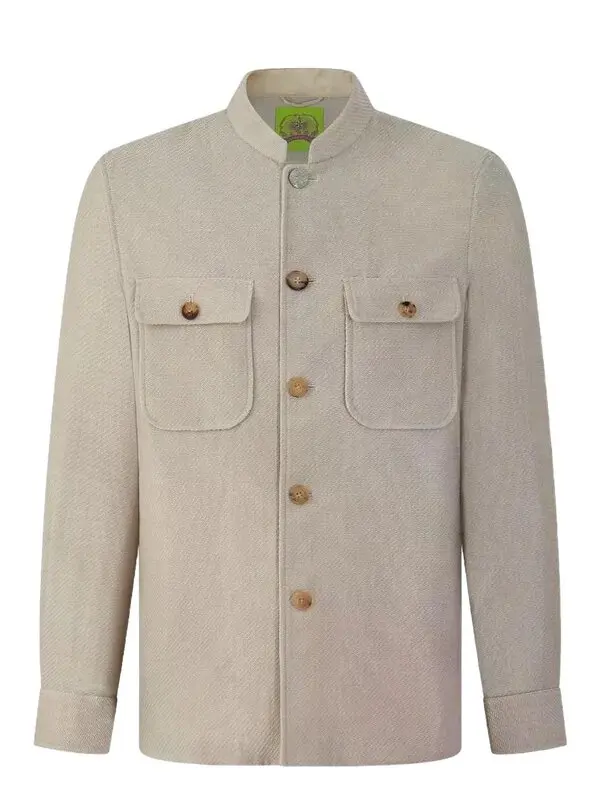 Shanghai Tang Tang Shirt Jacket - Neutrals