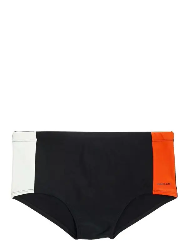 OSKLEN Colour-block Swim Briefs - Black