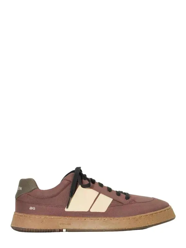 OSKLEN Panelled Lace-up Trainers - Brown